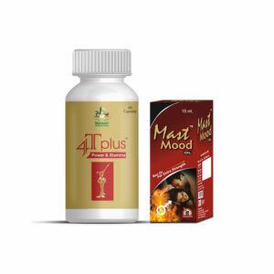 4T Plus Capsules and Mast Mood Oil [Super Saver Combo Packs]