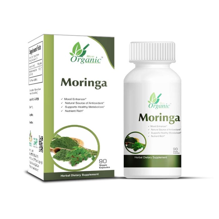 Moringa Oleifera Capsules Leaf Extract Pills, Improve Memory, Immunity
